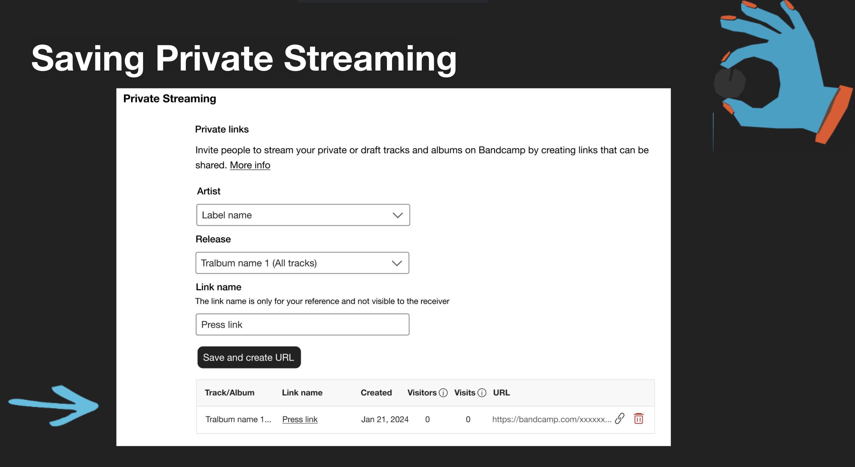Private Streaming, let’s link up – Bandcamp Updates